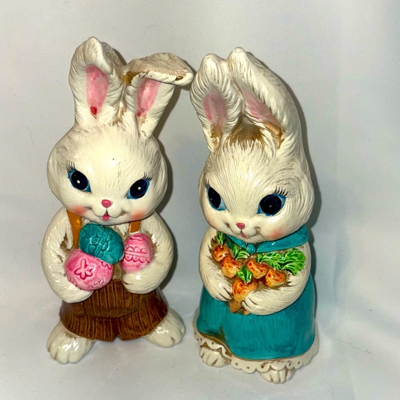 Easter | Holiday | Vintage Anthropomorphic Set Of Two Male Female ...